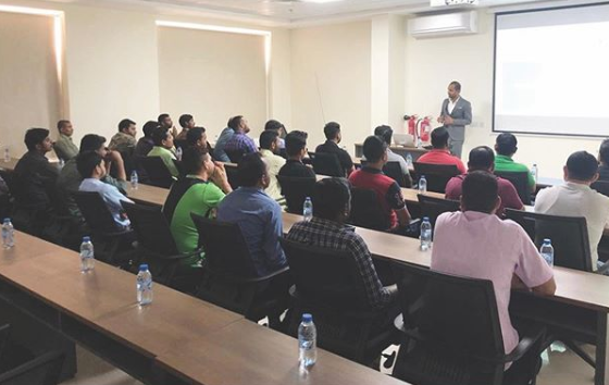 Complete training of technical personnel on occupational health and ...